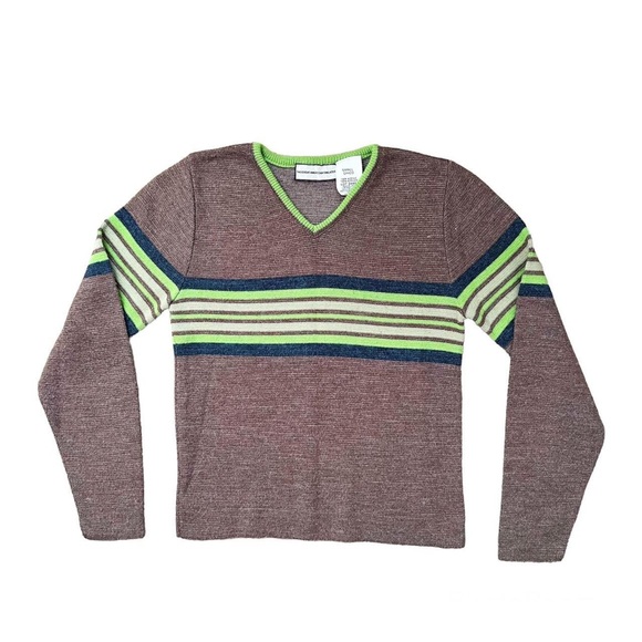 Vintage | Sweaters | Vintage 9s Great American Sweater Company Green ...